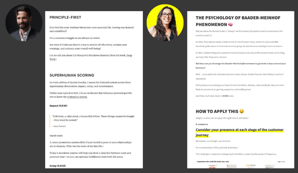 The Ultimate Guide To Newsletter Types and Styles - text based creator