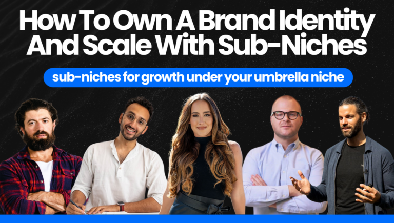 How To Own A Brand Identity And Scale With Sub-Niches - text based creator